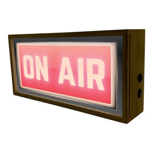 Light Box on Air Studio Sign | Illuminated DJ Recording Artist Classic ...