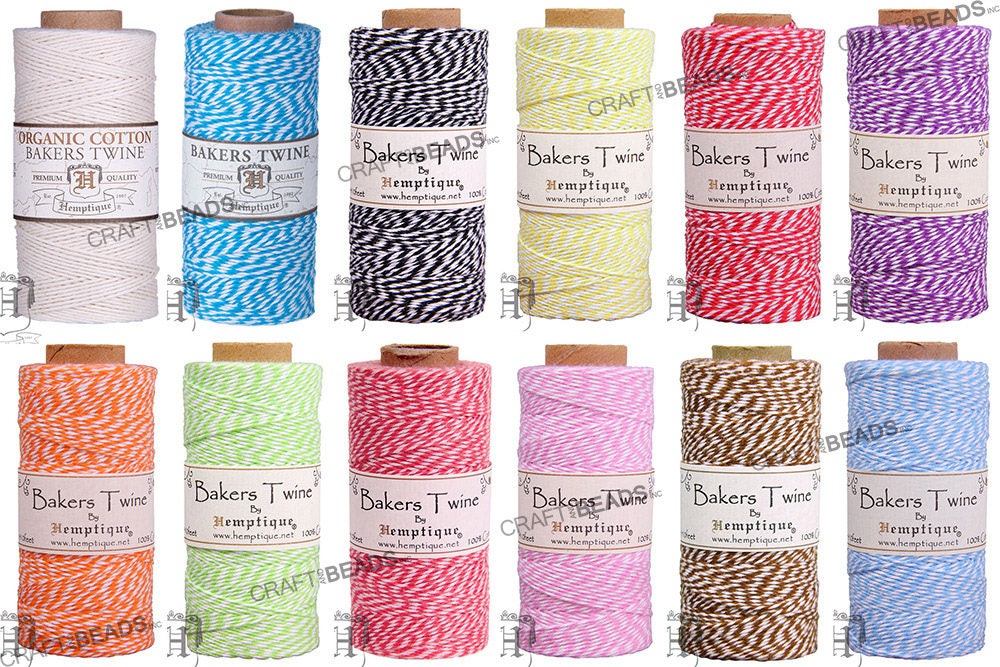 1MM Bakers Twine 100% Cotton 2 Ply Hemptique Macrame Craft Artisan ...