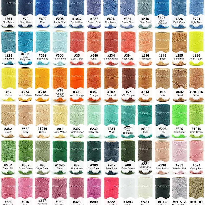 Leather String Colors - Etsy