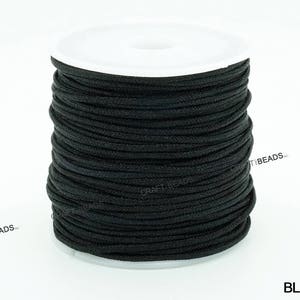 1.5MM Chinese Knot Nylon Cord Shamballa Macrame Beading Kumihimo String ...