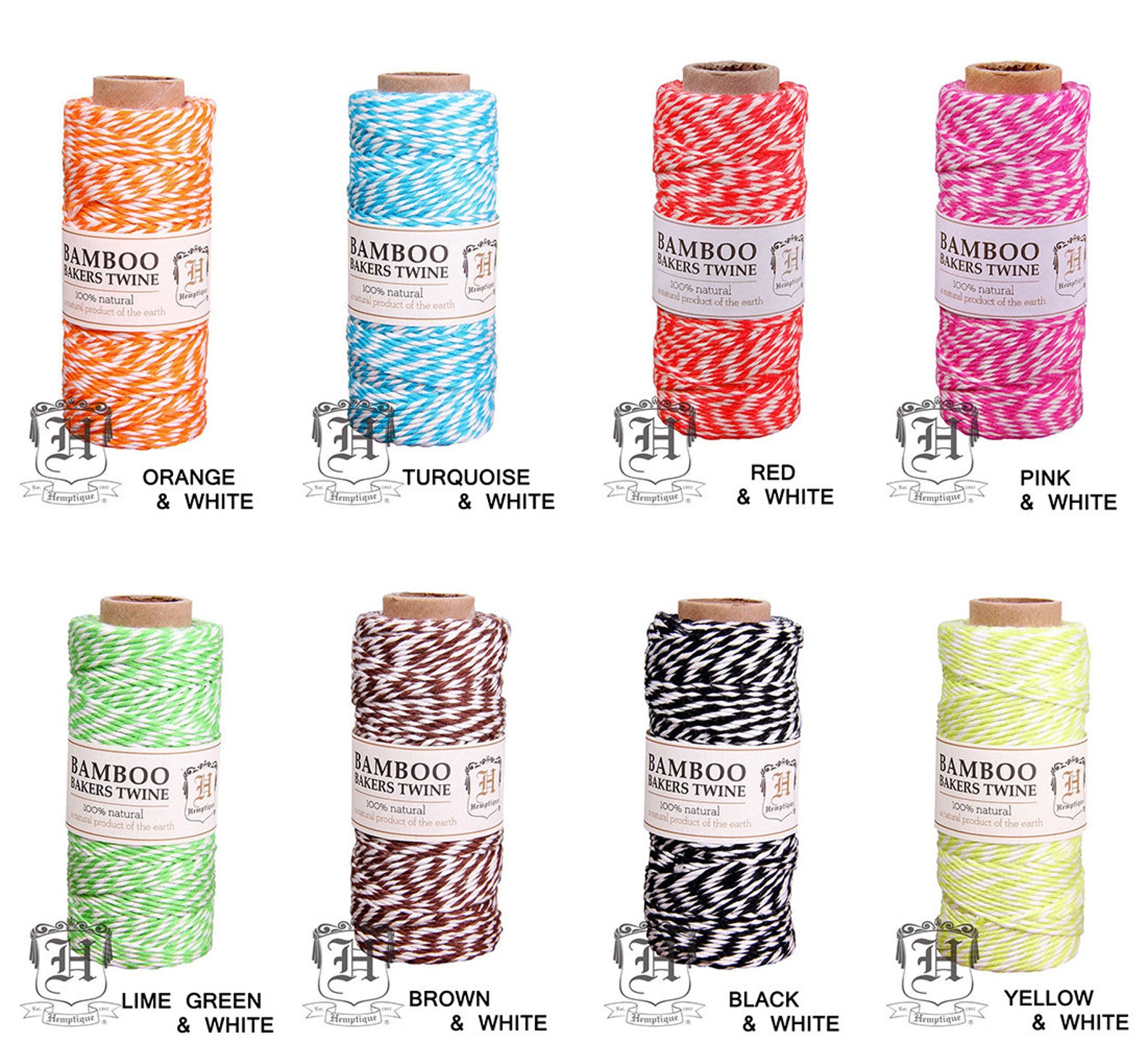 1MM Bamboo Bakers Twine Hemptique Cord Macrame Eco Artisan | Etsy