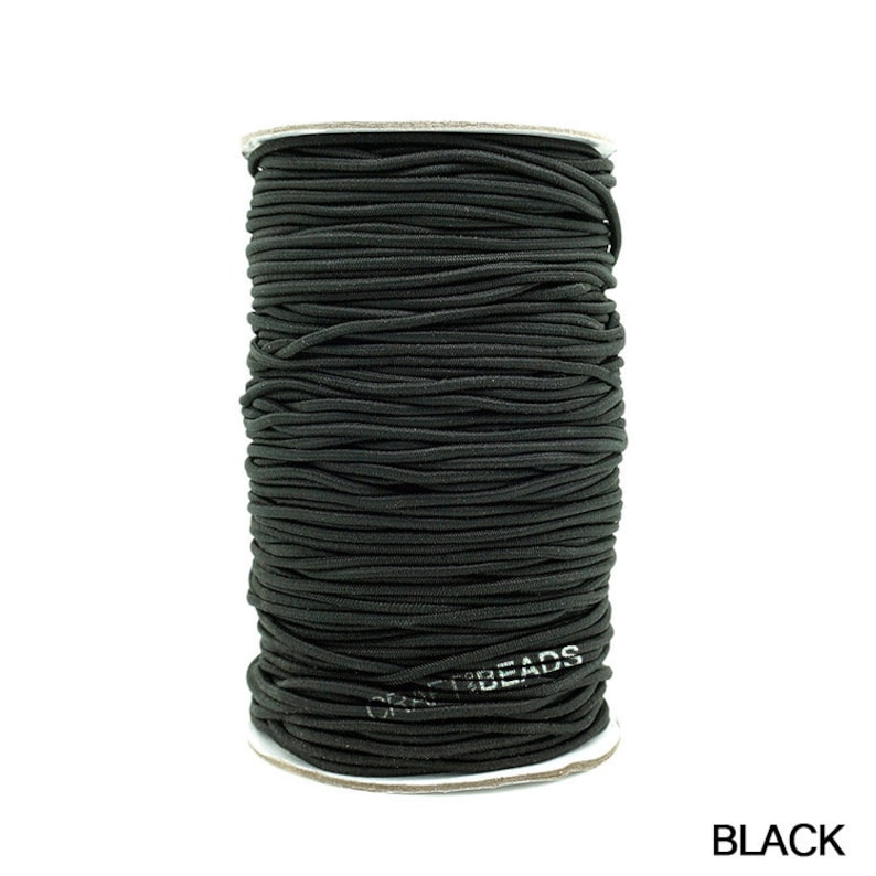 2MM Nylon Coated Round Elastic Cord Rubber Stretch String Mala - Etsy ...