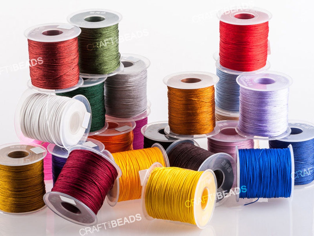 1MM Superior Quality Nylon Chinese Knot Cord Shamballa Macrame Beading ...
