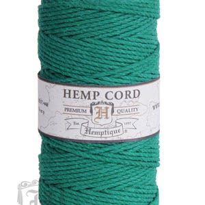 2MM Solid Polished Hemp Twine Hemptique Cord Macrame String Artisan ...