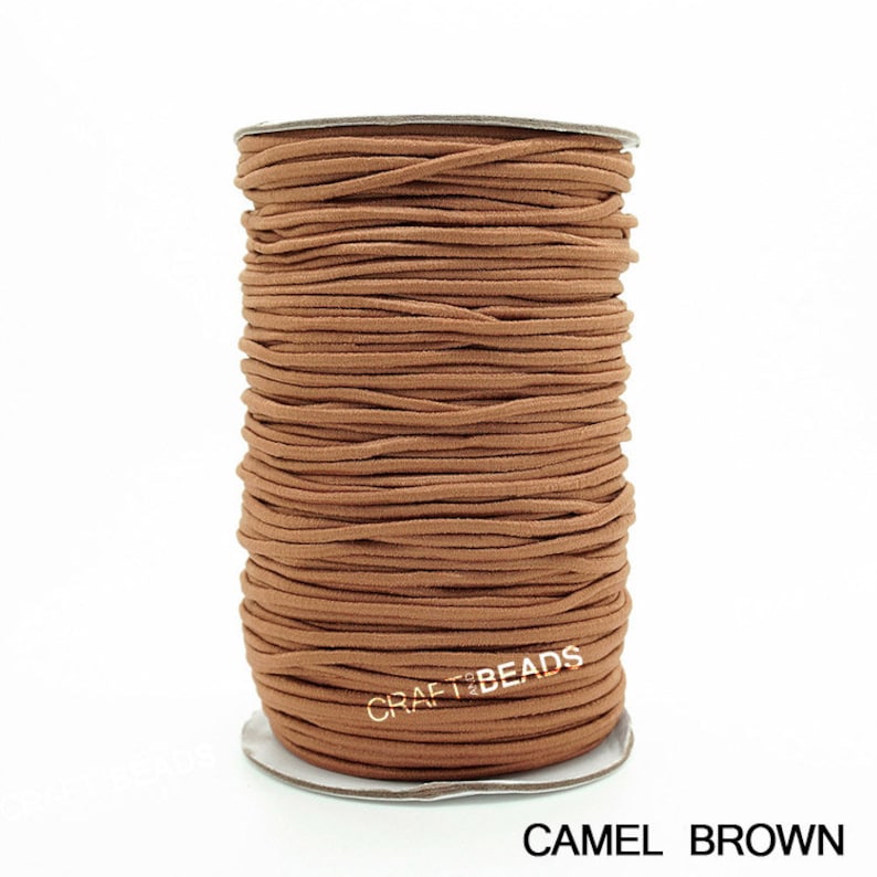 2MM Nylon Coated Round Elastic Cord Rubber Stretch String Mala - Etsy ...