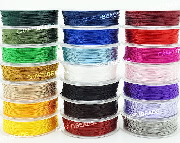 0.3mm Tassel Cord, Micro Tassel String, Twisted Nylon Thread, Macrame ...