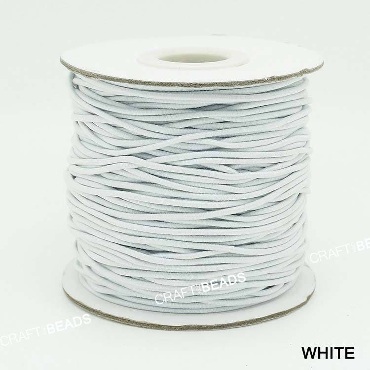 1MM 1.2MM 1.5MM 2MM 3MM Nylon Coated Round Elastic Cord - Etsy