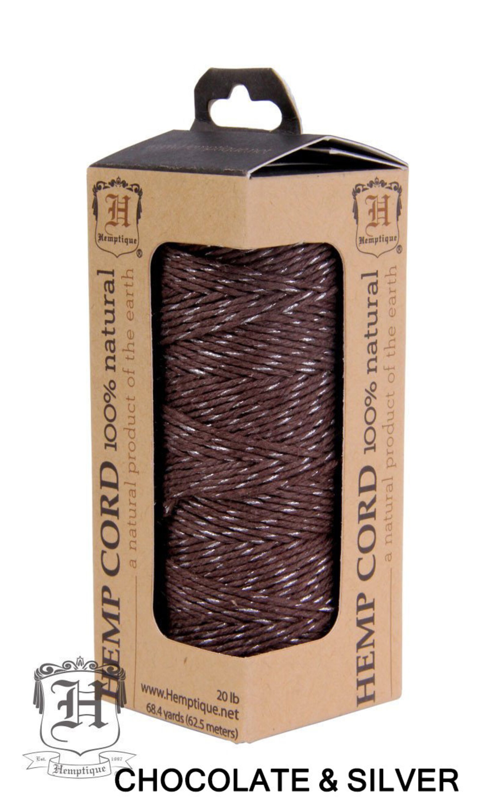 1MM Metallic Polished Hemp Twine Hemptique Cord Macrame String Artisan ...