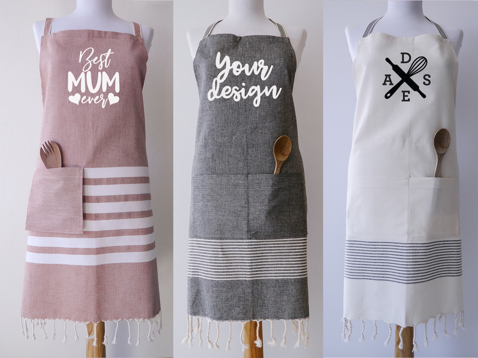 Personalised Apron Custom Design Apron Personalised Tea | Etsy
