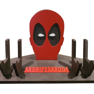 Personalised Character Head Gaming Stands Headset and Controller Holder ...
