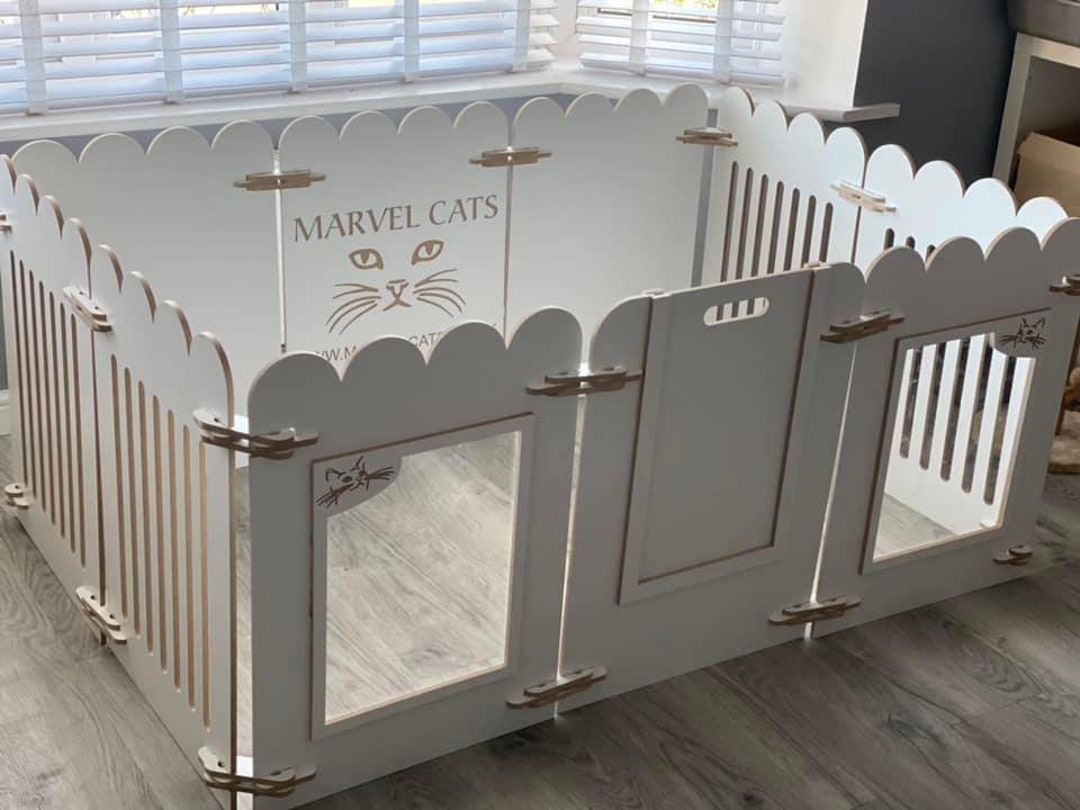 Custom Built Personalised Birthing Breeding Cat Kitten Dog Puppy Pen ...
