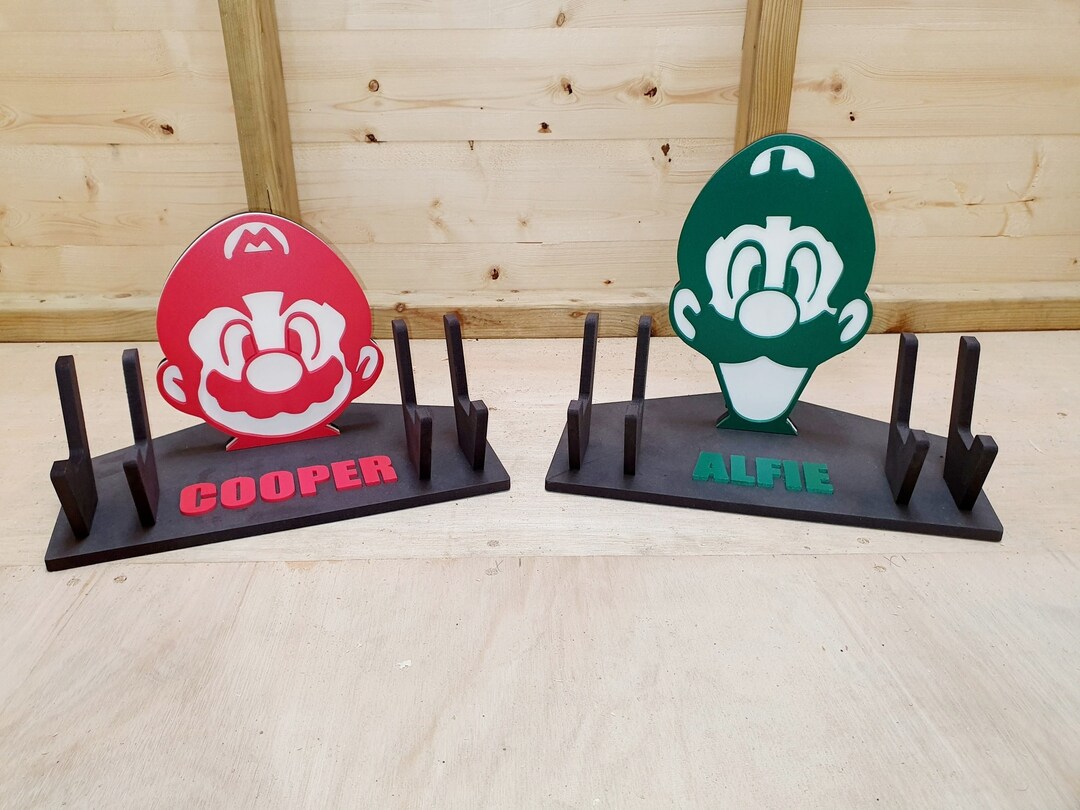 Personalised Character Head Gaming Stands Headset and Controller Holder ...