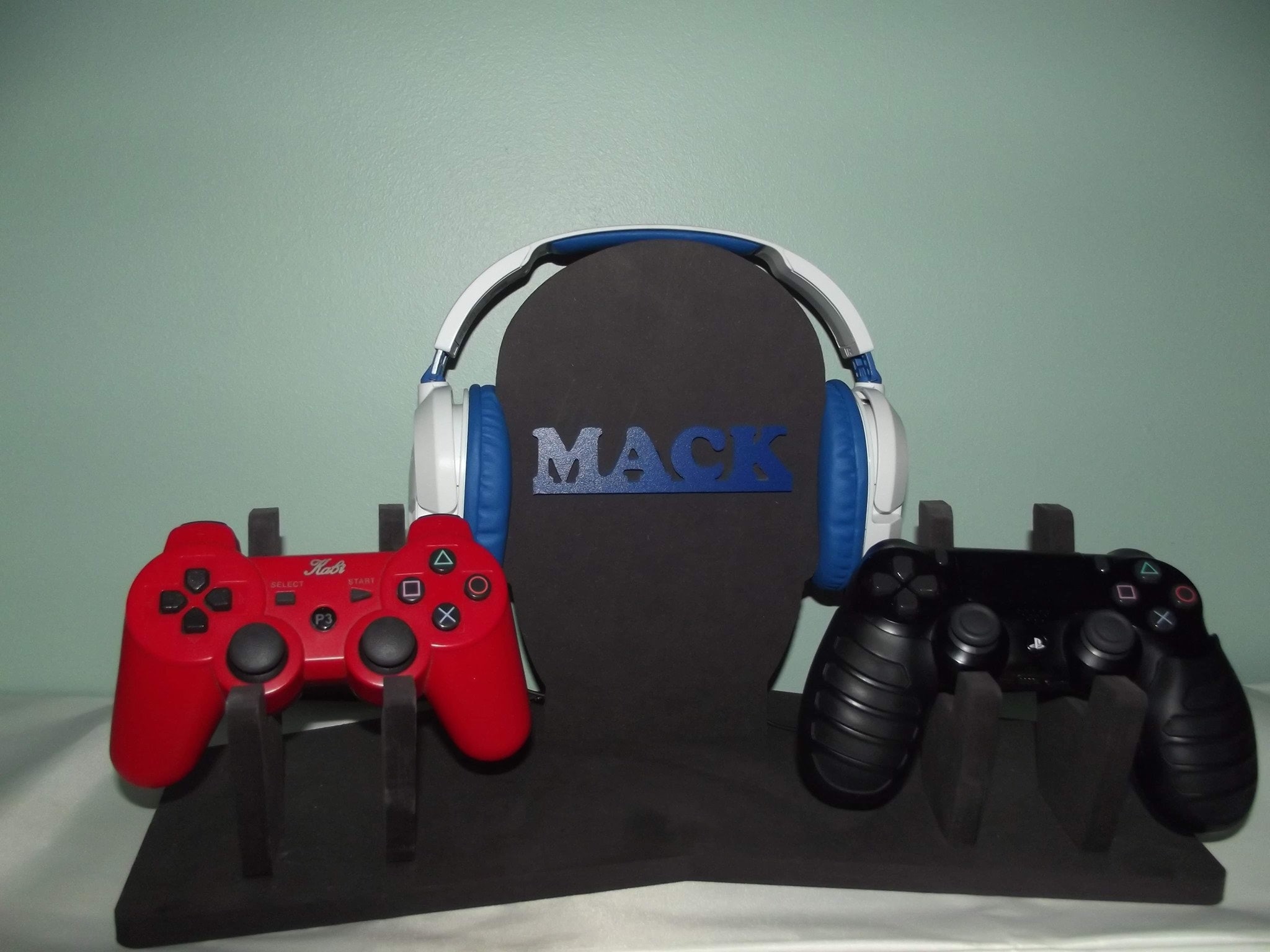 Personalised Gaming Stands Headset and Controller Holder - Etsy UK