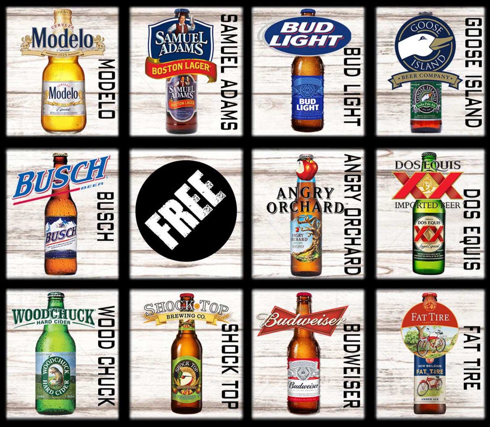 Beer Bingo 30 Cards Happy Hour Pub Crawl Beer Cocktail Etsy