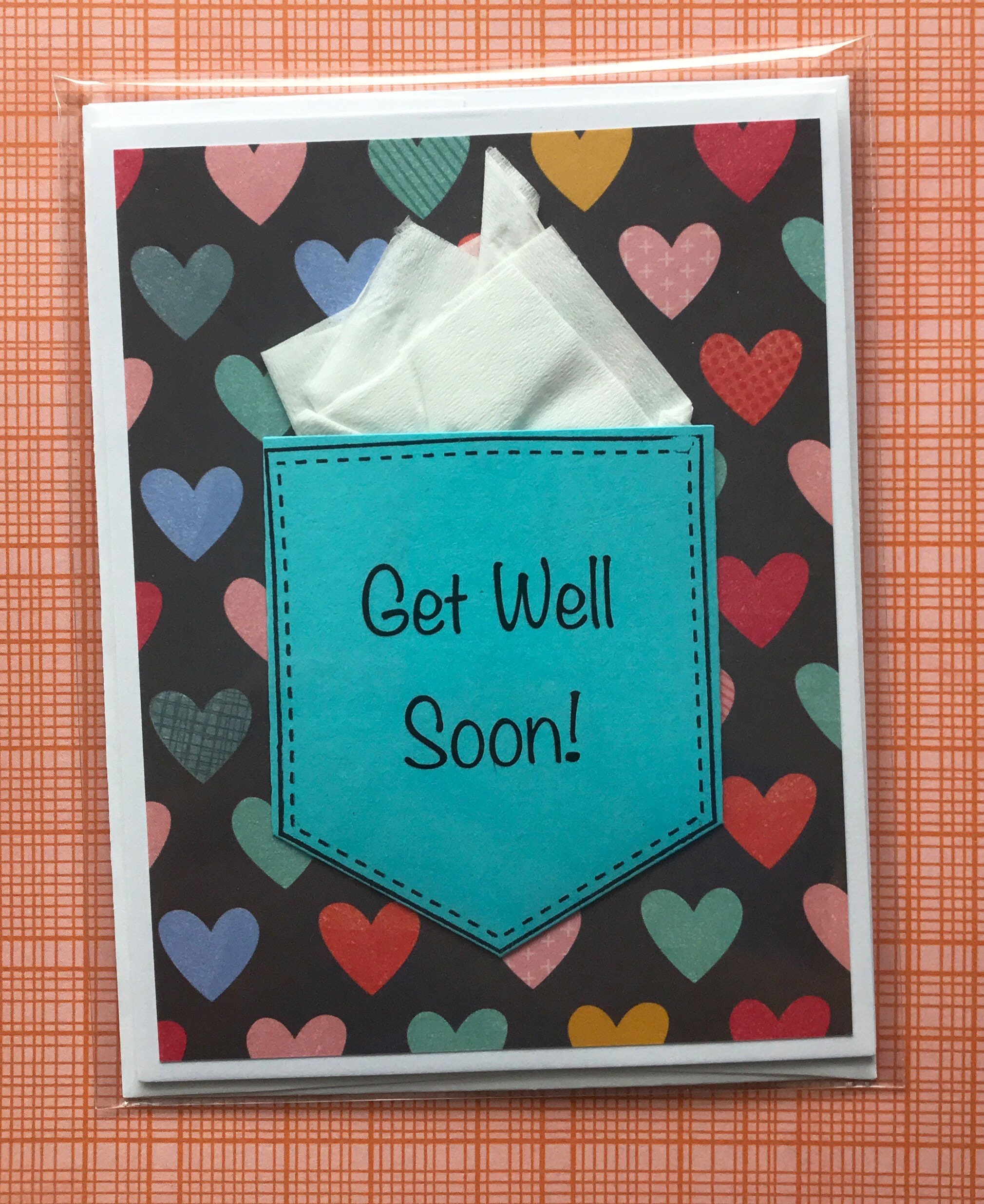 Handmade GET WELL Cards Set of 5 - Etsy