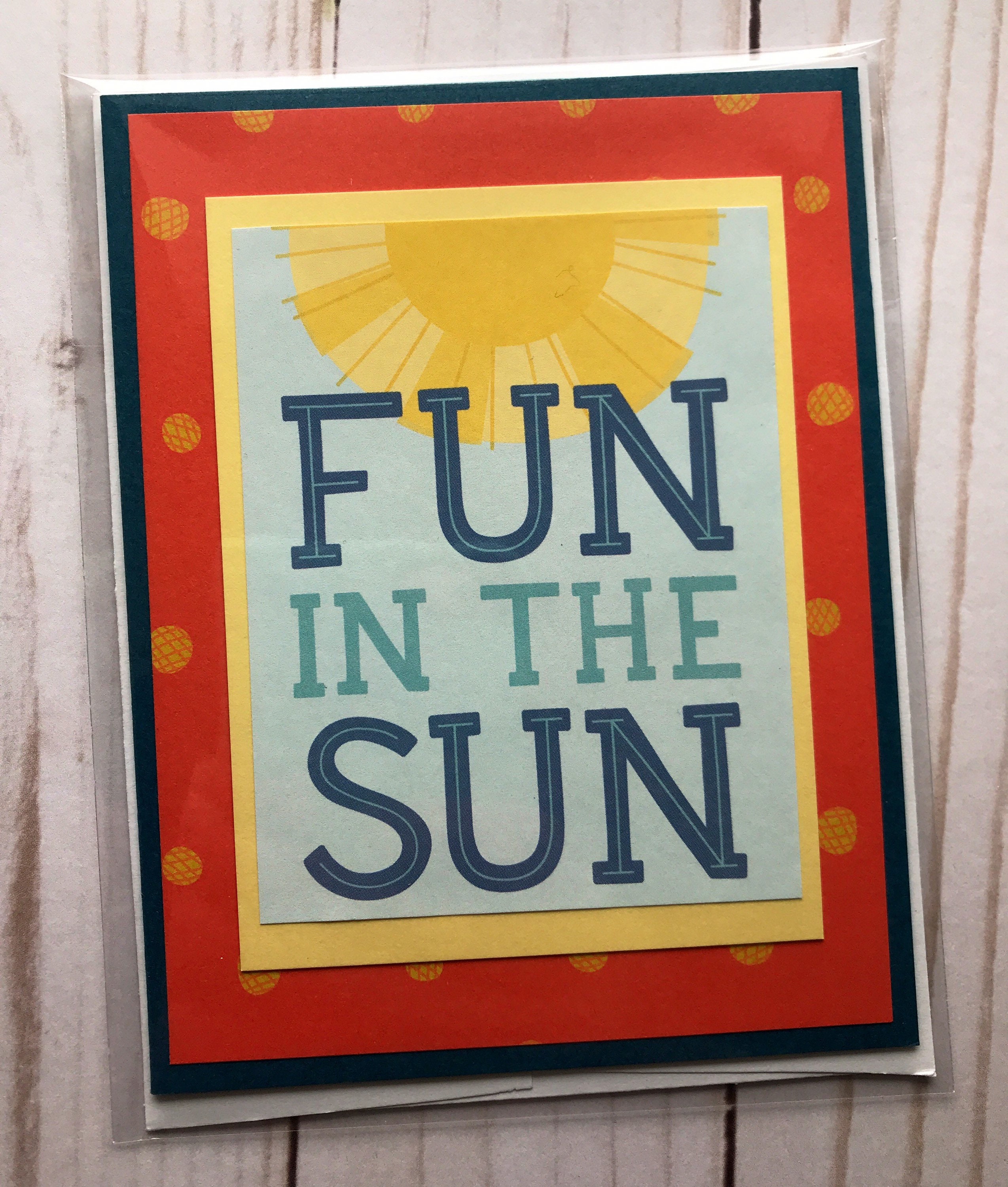 Handmade SUMMER Cards Set of 5 - Etsy