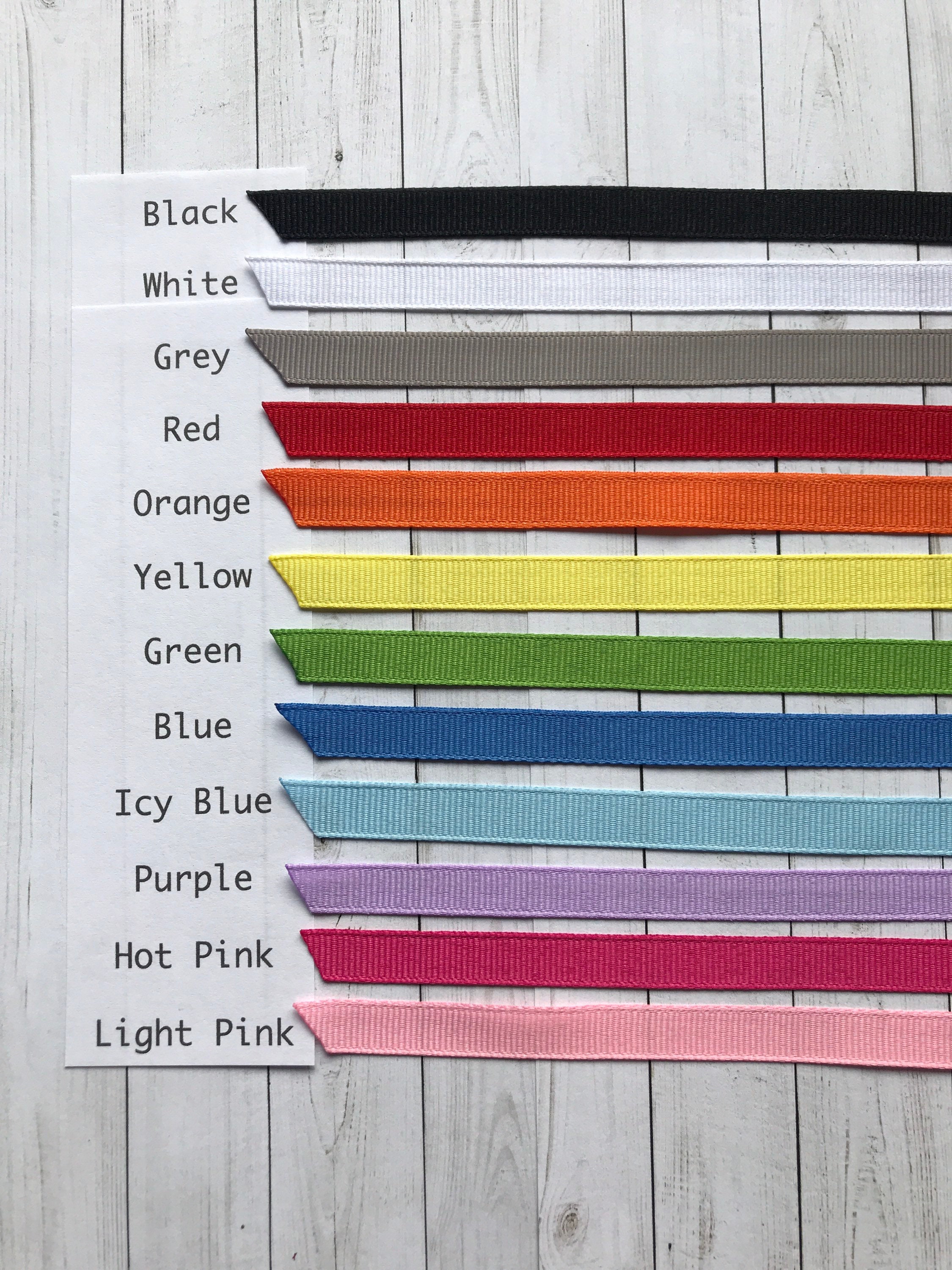 30 Blank Colored Bookmarks and Ribbons PICK YOUR COLORS | Etsy