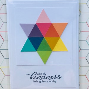 Colorful Handmade Cards - Set of 5 - Etsy