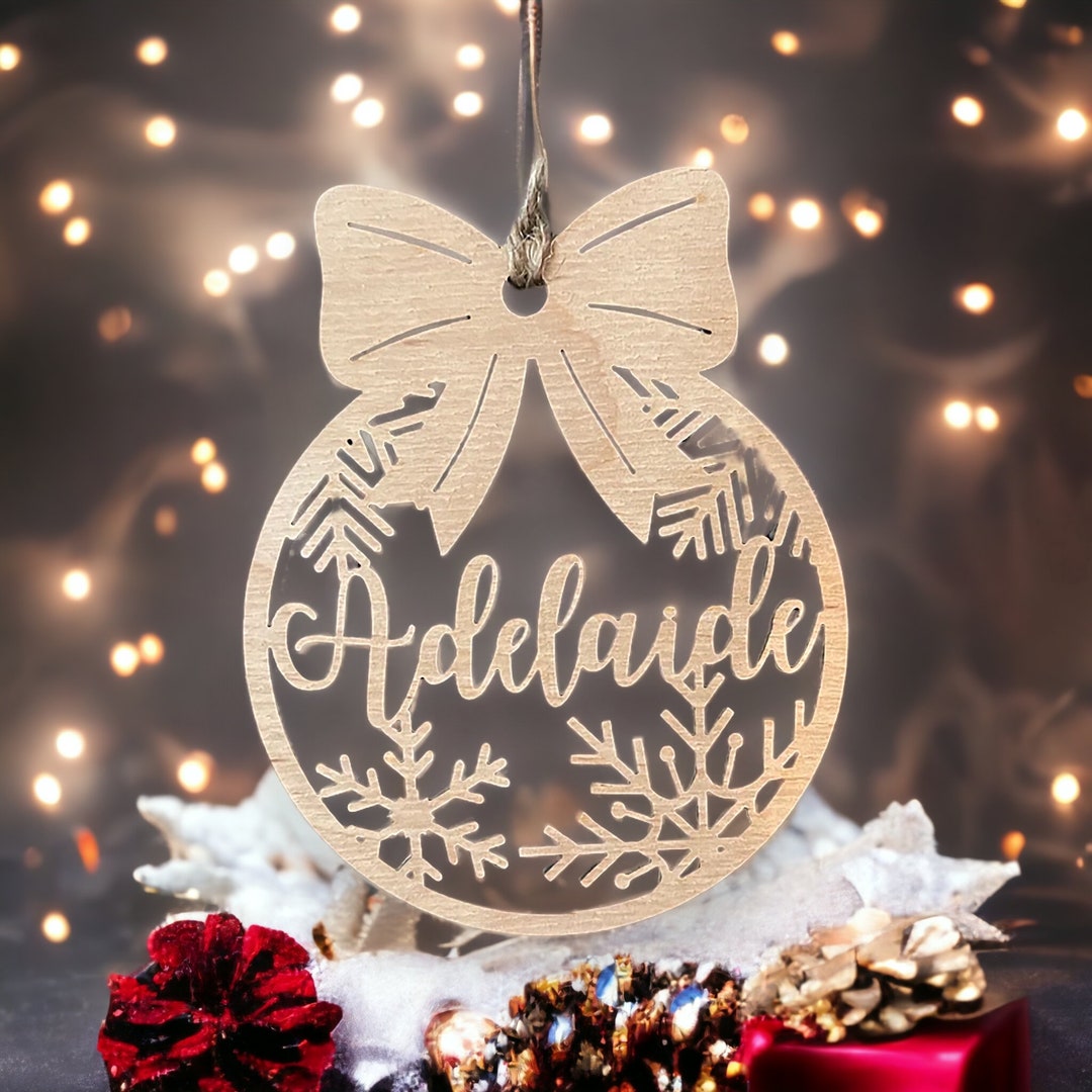 Custom Christmas Tree Ornaments, Wooden Christmas Ornaments ...