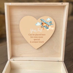 Baby Memory Box Baby Keepsake Box New Baby Girl Gift Birth Stat New ...