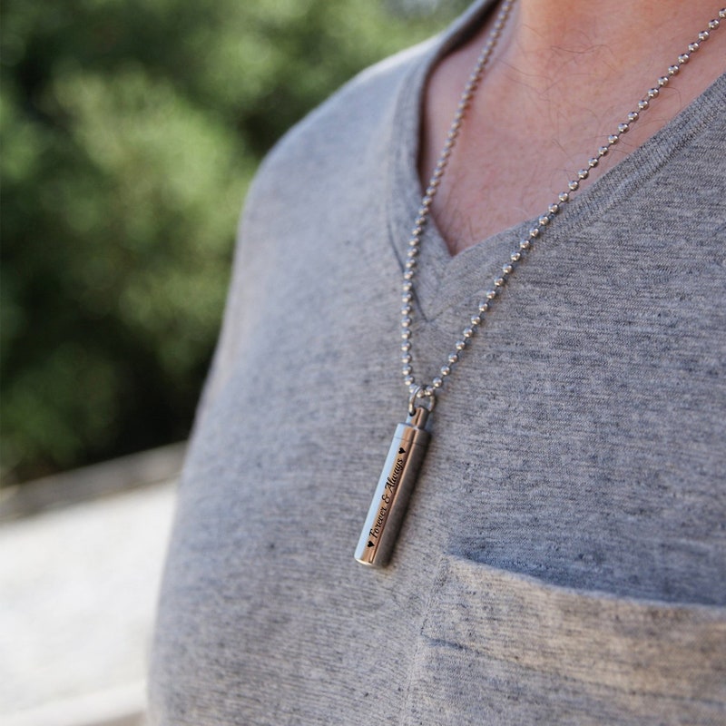 Message Necklace - Etsy