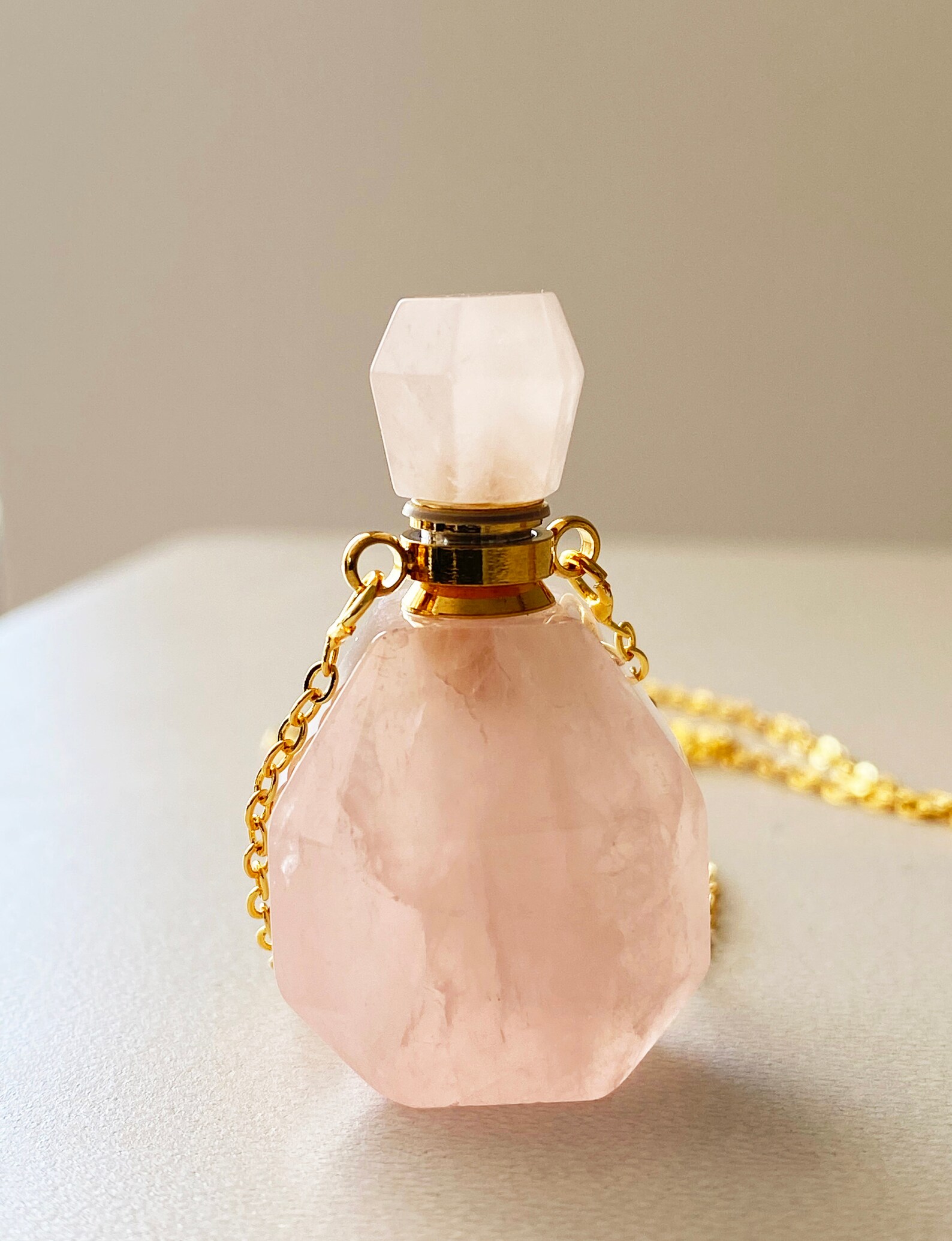 Aromatherapy Necklace With Oil Boho Perfume Vial Necklace Essential Oil ...
