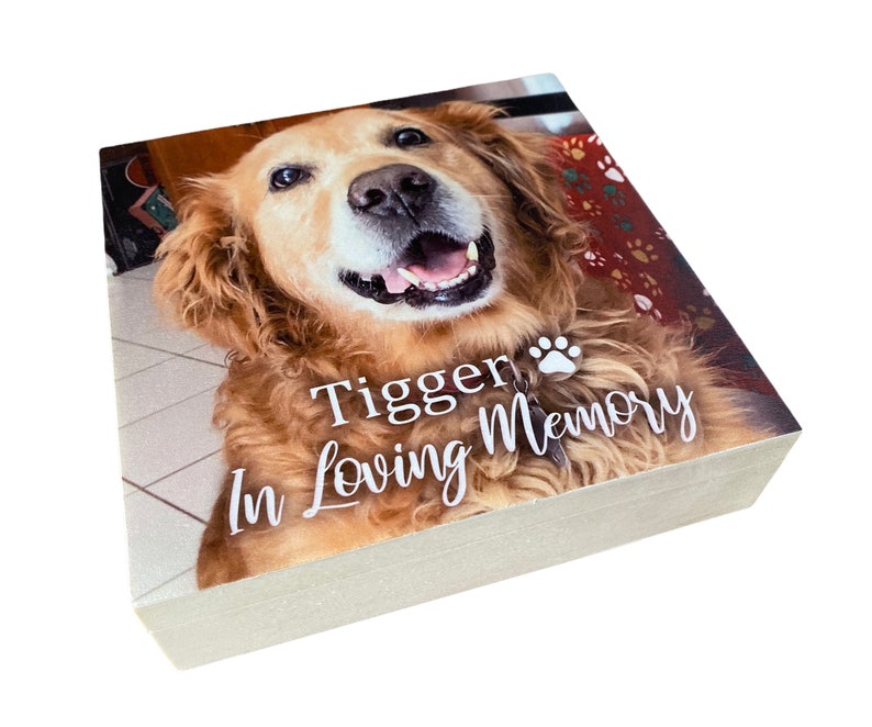 Dog Memory Box Keepsake Box Pet Memorial Gift Dog Memorial - Etsy