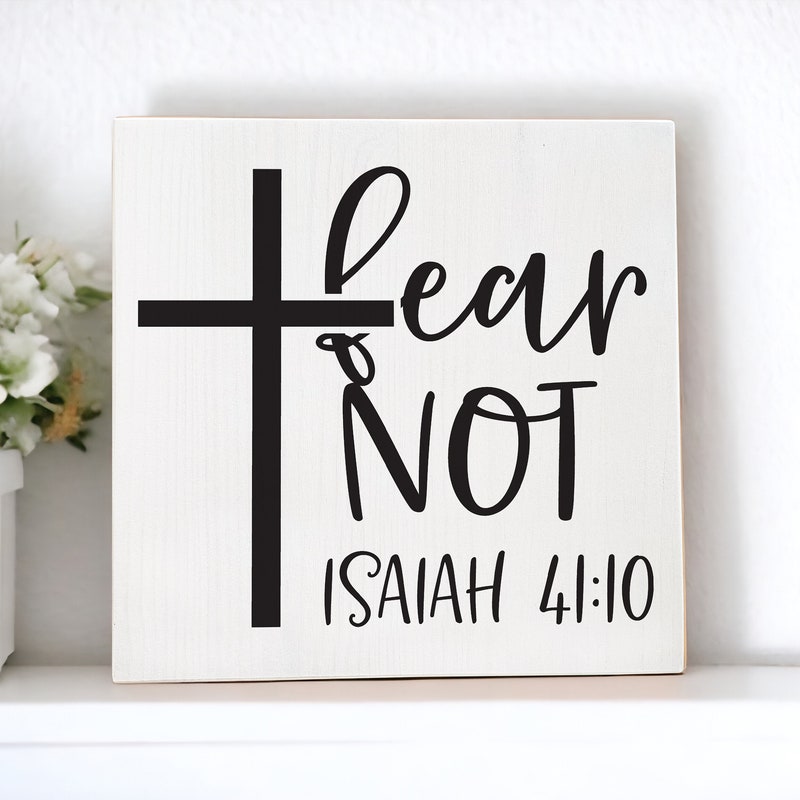 Wooden Bible Verse Sign - Etsy