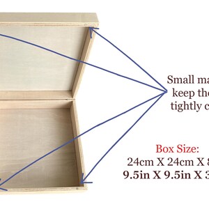 Wooden Stash Box for Men, Vintage Style Secret Keepsake Gift for Him ...