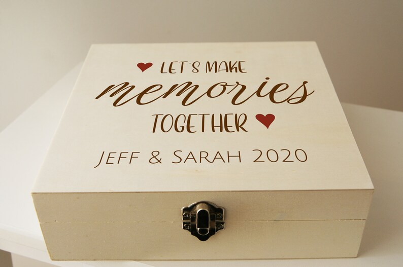 Personalized Memory Box Wooden Memory Box Boyfriend Gifts | Etsy