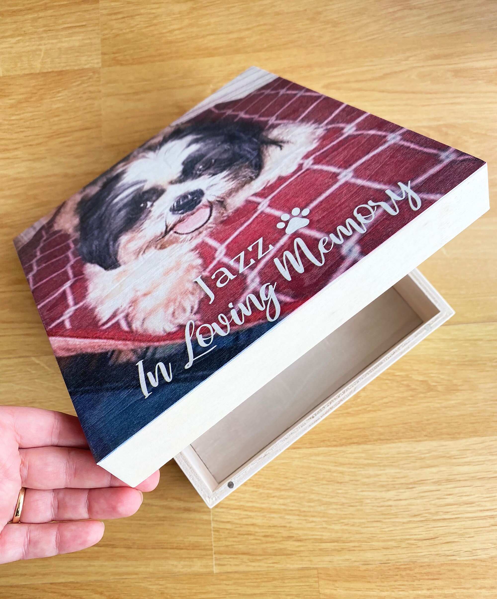 Dog Memory Box Keepsake Box Pet Memorial Gift Dog Memorial - Etsy