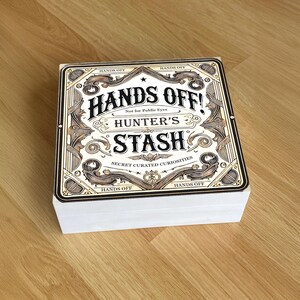 Wooden Stash Box for Men, Vintage Style Secret Keepsake Gift for Him ...