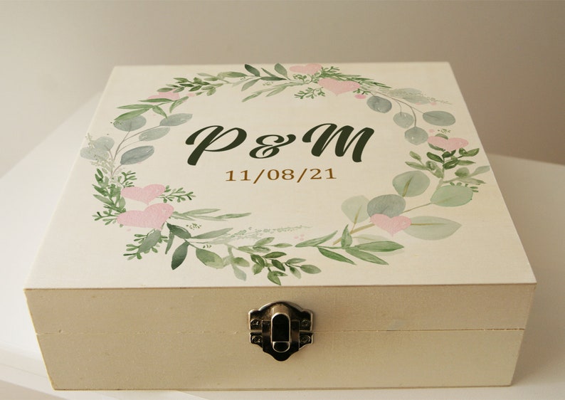 Memory Box for Secret Romantic Messages Gift for Couple Anniversary ...