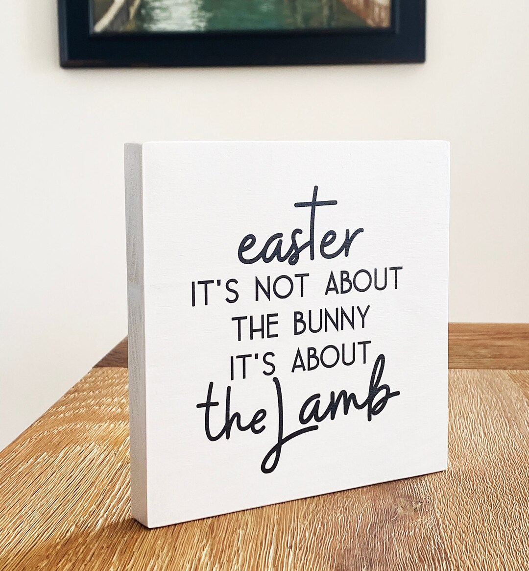 Easter Day Gift, Christian Gift, Easter It's Not About Bunny It's About ...
