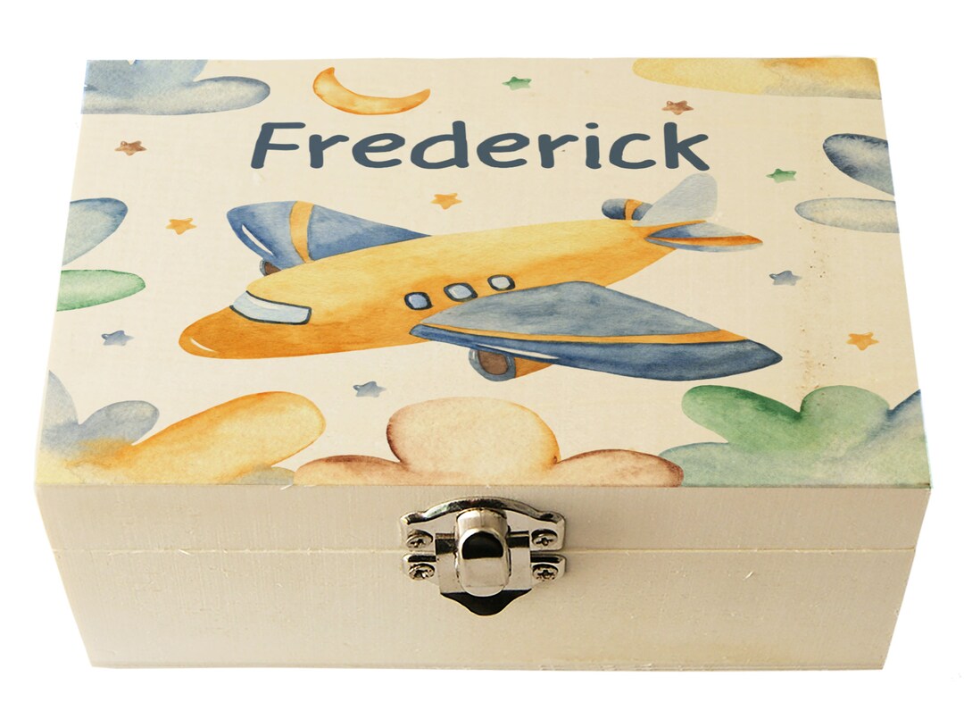 Boy Gifts Personalized Wooden Keepsake Box Baby Boy Memory Box Birthday ...