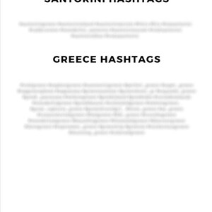 Santorini Greece Hashtags | Instagram Travel Greek Hashtags | Instagram ...