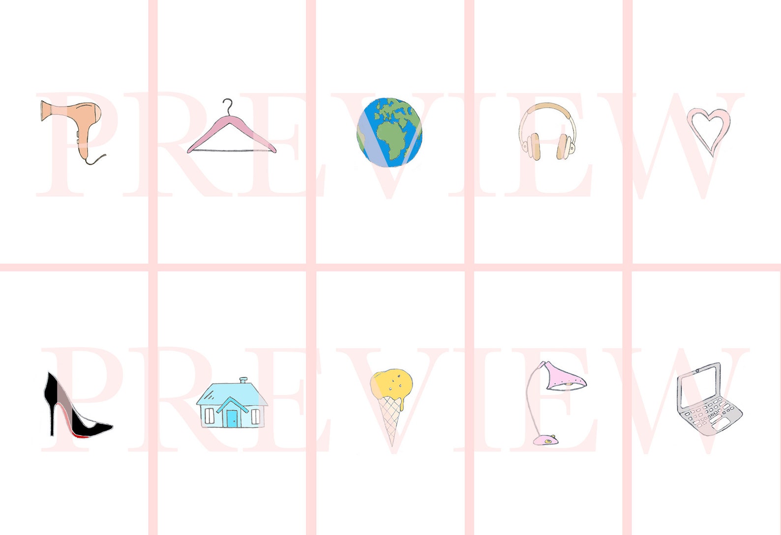 Instagram Story Icons in Colour, Set of 40 Hand Drawn Instagram Icons ...