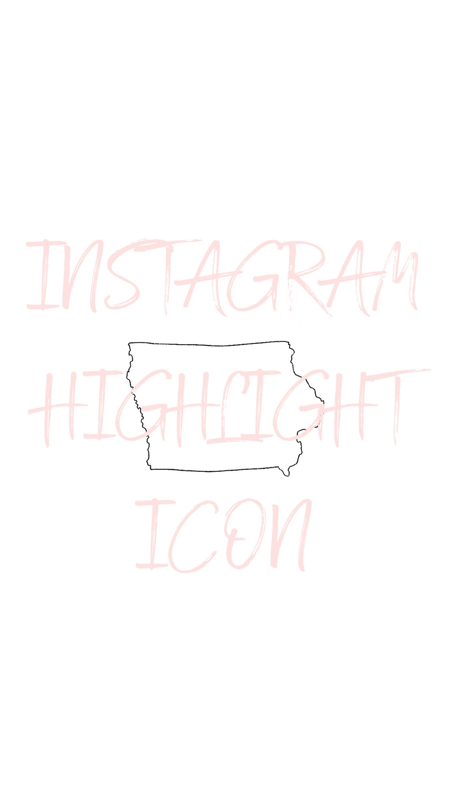 Iowa State Icon, Instagram Highlight Cover, IG Story Icons, Hand Drawn ...