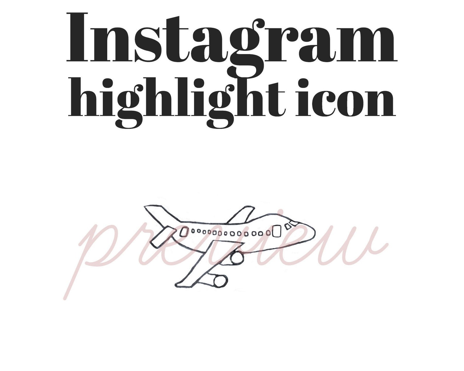 Plane Icon, Highlight Cover Instagram, Airplane, Instagram Stories ...