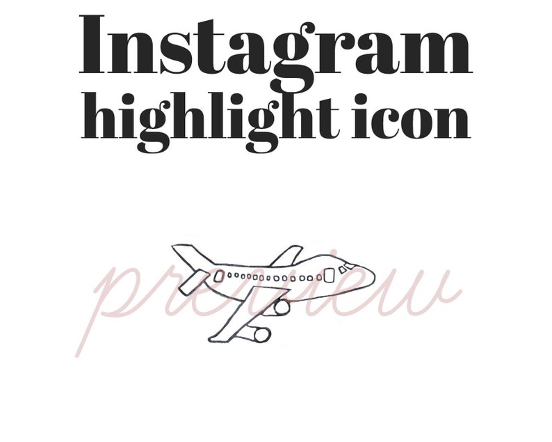 Plane Icon, Highlight Cover Instagram, Airplane, Instagram Stories ...