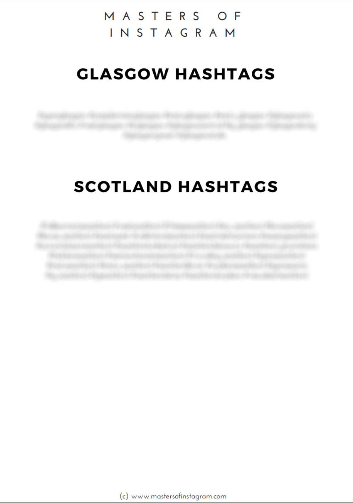 Glasgow Scotland Hashtags | Instagram Travel Hashtags | Instagram ...