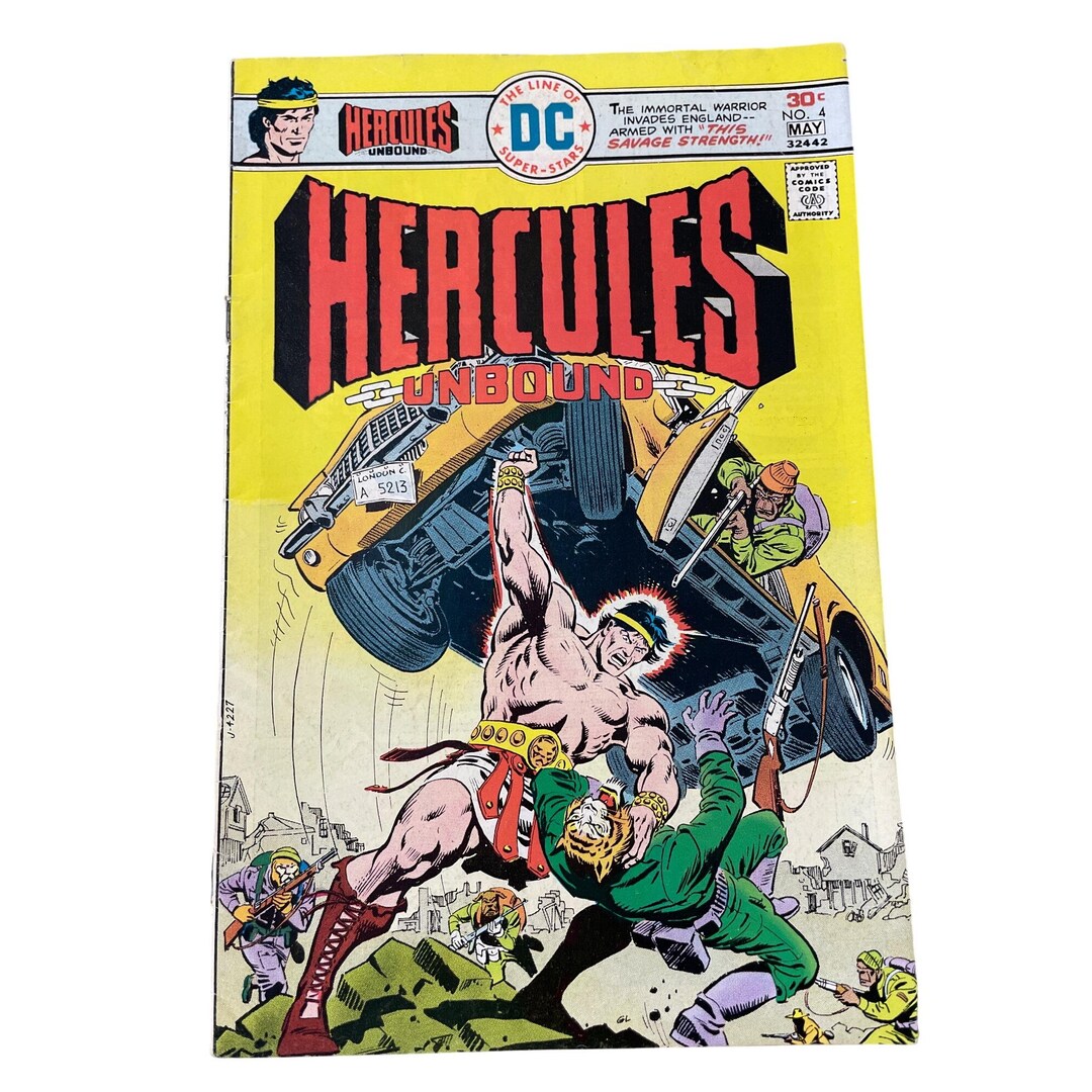 DC Comics Hercules Unbound #4 May 1976 Immortal Warrior England Bagged ...