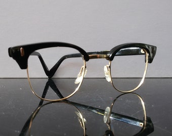 Gold frame glasses | Etsy