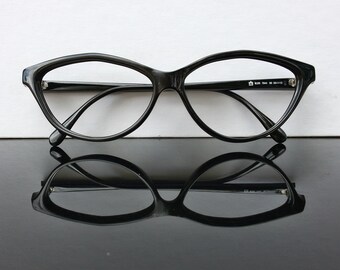 Black frame glasses | Etsy