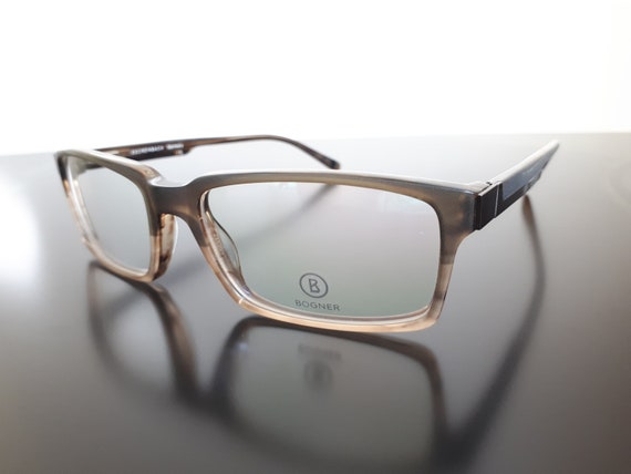 Eschenbach Bogner eyeglasses brown angular shaped men… - Gem