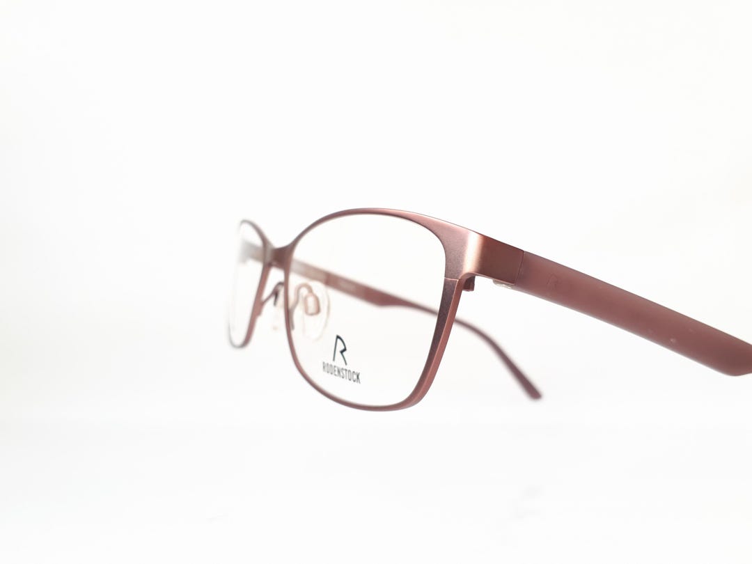 Rodenstock 7068 B Eyeglasses Bronze Oval Cateye Women Titanium Glasses ...