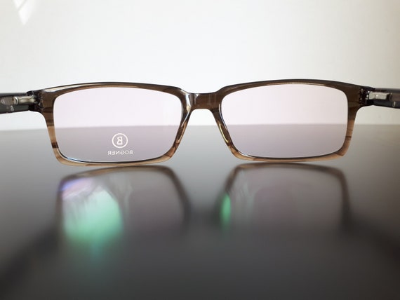 Eschenbach Bogner eyeglasses brown angular shaped men… - Gem