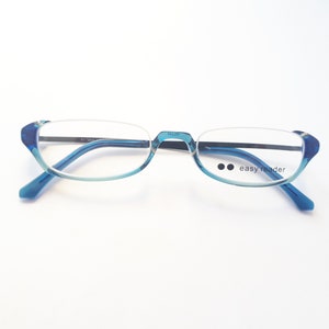 Easy Reader 9998 Eyeglasses Blue Oval Shaped Acetate Women Glasses ...