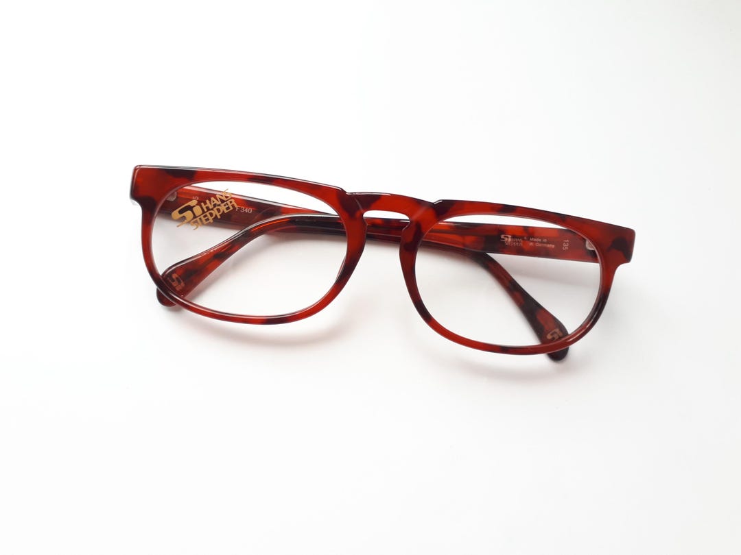 Lunettes de vue Hans Stepper 112 340 écaille bordeaux ovales homme ...