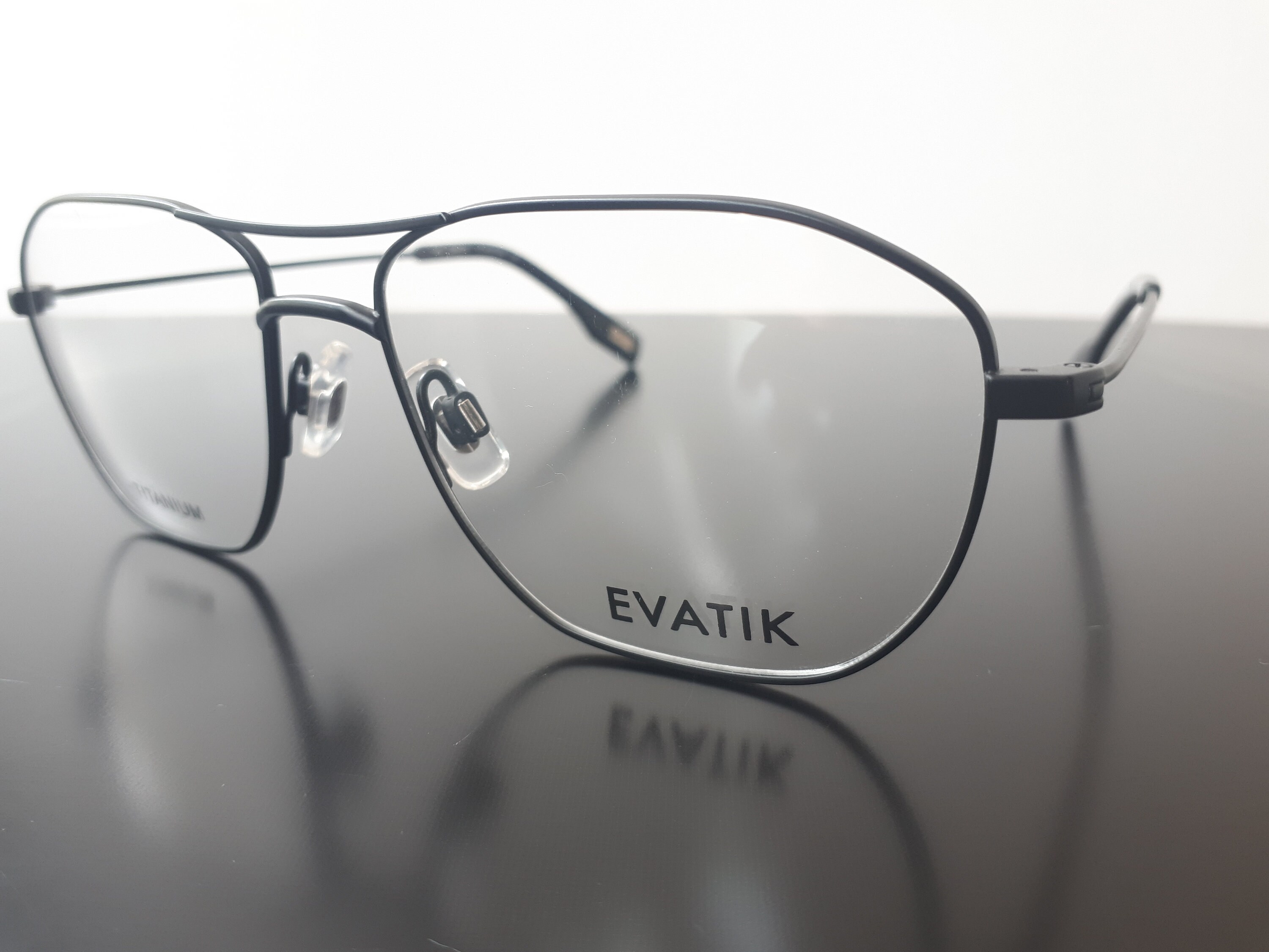 Evatik 9189 M100 Eyeglasses Black Colored Pilot Shaped Men - Etsy